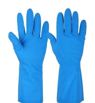 China Ambidextrous Blue Nitrile Glove Industrial Comfortable Protective Gloves Designed for Long Term in Industrial Workplaces for sale