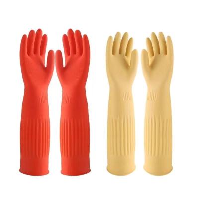 China High Flexibility Flock Lined LATEX Gloves for Industrial Work in Wet Environments for sale