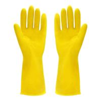 China Flocked Lining LATEX Gloves Comfortable and Durable Protective Gloves Suitable for Industrial Safety Requirements for sale