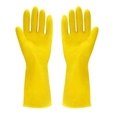 China Flocked Lining LATEX Gloves Comfortable and Durable Protective Gloves Suitable for Industrial Safety Requirements for sale