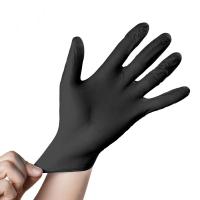 China Black Disposable Nitrile Glove textured surface enhances grip and control making it perfect for laboratory and industrial tasks for sale