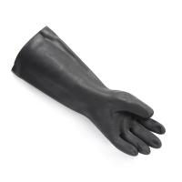 China 25 Mil Chemical Neoprene Gloves 330mm Tear Resistance Neoprene Rubber Gloves for sale