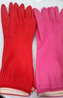 China No Powdered Extra Long Cuff Latex Gloves 15 Inches Length 100 Grams/pair Palm Thickness for sale