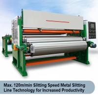 China Max. 120m/min Slitting Speed Metal Slitting Line Technology for Increased Productivity for sale