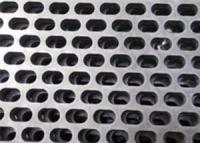 China Oblong Hole Perforated Metal  Mesh for sale