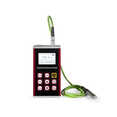 China Metal Shell 0.1μM Paint Thickness Tester  Meter Gauge With Fe NFe Function for sale