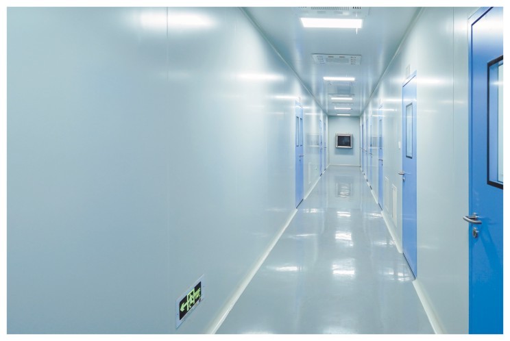 Cleanroom luminaire diagram