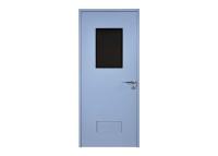 China GMP Standard Modular Cleanroom Manul Swing Door Hospital Steel Door for sale
