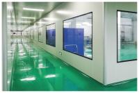 China Aluminum Frame Double Tempered Glass Window For Clean Room Environments for sale