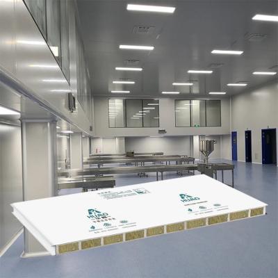 China Fireproof Machine Made Mgo Rock Wool Sandwich Panel Anti Bacterial For Laboratory for sale