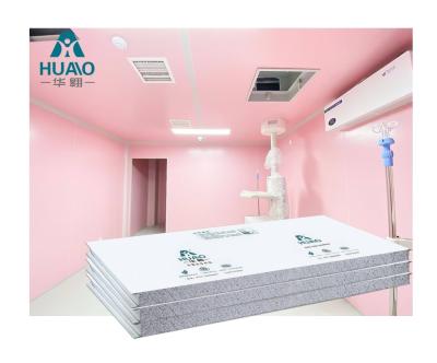 China Silica Machine Made Cleanroom Sandwich Panel Thermal Insulation 1150mm Width for sale