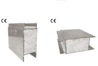 China Stainless Steel Rock Wool MGO PU Cleanroom Sandwich Panel Sound Insulation for sale
