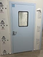 China Single Opening Medical Cleanroom Door Hospital Room Steel Door Customizable Size for sale