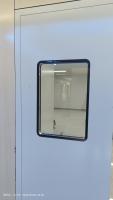 China GMP Thermal Insulation Pharmaceutical Cleanroom Doors Metal Door For Hospital for sale