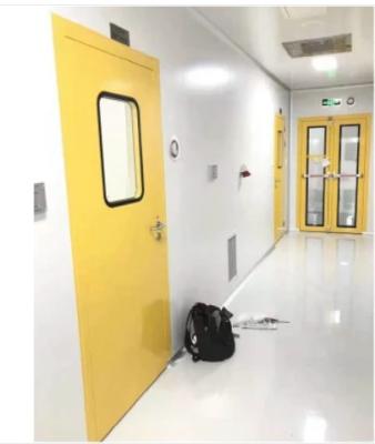 China 1.0mm Frame Galvanized Steel Cleanroom Swing Door For Hospital Lab  Workshop for sale