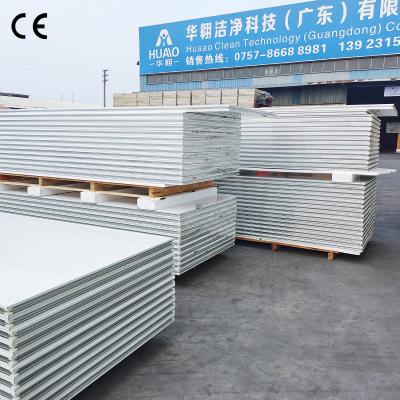 China 0.426 0.476mm Coated Steel Cleanroom Partition Panels for sale