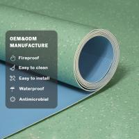 China Huaao Wholesale Floor Sticker Waterproof Pisos Pvc Tile Linoleum Flooring Roll 2.0mm Factory direct sales Convenient maintenance pvc roll flooring plastic flooring for sale