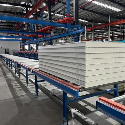 China HUAAO Modular Cleanroom Wall PU Rock Wool Sandwich Panels High Quality Cleanroom Wall Panels for sale