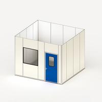 China Huaao Magnesium White Partition Wall Rooms 7 Workshop Class Operating Clean Room ISO Portable Modular Clean Room System with HEPA Filter Expandable Cleanroom for sale