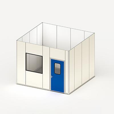 China Huaao Magnesium White Partition Wall Rooms 7 Workshop Class Operating Clean Room ISO Portable Modular Clean Room System with HEPA Filter Expandable Cleanroom for sale