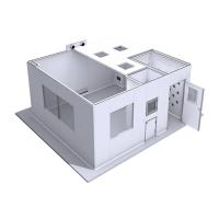 China Huaao Pharmaceutical Clean Booth Sandwich Panel Ceiling Modular Clean Room Solutions for GMP Dust Free Cleanroom Project/Electric Industry/ISO4-8 for sale