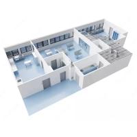 China Huuao Iso5 Iso6 Iso7 Iso8 Modular Cleanroom Class 100 Modular Cleanroom Customized Portable Clean Room Turnkey Project for sale