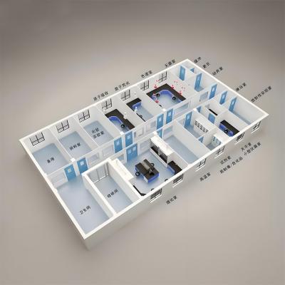 China Huaao Modular Cleanroom Design and Manufacturing Cost Effective Class100~Class100000 Clean Room Dust Free Clean Room Modular Cleanroom for sale