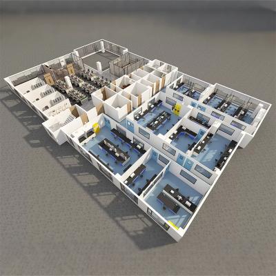 China Huuao Pharmaceutical Gmp Clean Room Professional Iso Iv Solution Clean Rooms Pharmaceutical Modular Cleanroom Project for sale