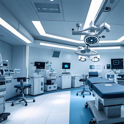 China Huaao Modular Cleanroom Project with SGS/ISO9001/ISO14001 Certificate Customizable Glass/Stainless Steel Operating Theater Hospital Modular Laminar Air Flow Ceiling Theater Modular Operating Room for sale