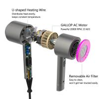 China 2.5m Cable Professional Ionic Salon Negative ion Hair Blow Dryer Electric Hair Dryer for sale