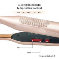 China 1/2 Inch Tourmaline Plates Negative Ion Travel Size Hair Straightener For Ladies for sale