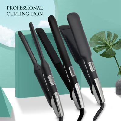 China Home Use 45W LCD Flat Ceramic Coated Hair Straightner For Men for sale