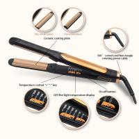 China Multi Sizes AC110V 30s Heat Up Travel Size Hair Straightener 2 In 1 Mini Flat Iron for sale