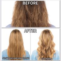 China Easy Operation CE Approve LCD Screen Ionic Flat Iron Hair Straightener For Curls for sale