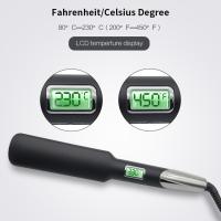 China Fast Heating FCC 300F Ceramic Plate Hair Straightener Home Use for sale