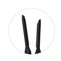 China Black Ceramic Coated 45W Travel Size Hair Straightener , 1 Inch Flat Iron for sale