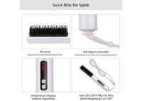 China MCH Heating Straightening And Curling Brush Anti-Scalding Design New Hair Dryer for sale