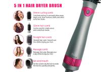 China Interchangeable Head Hair Dryer Brush for sale