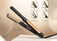 China AC240V Tourmaline Plate Travel Size Hair Straightener 2 In 1 Mini ceramic flat iron for sale