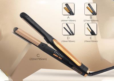 China AC240V Tourmaline Plate Travel Size Hair Straightener 2 In 1 Mini ceramic flat iron for sale