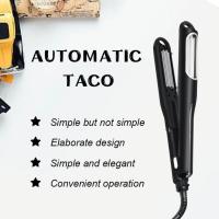 China Mini Travel Straighteners PTC Heating Tourmaline Automatic Crimping Hair Iron for sale