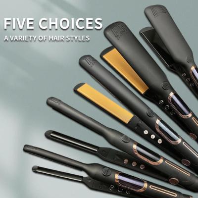 China PTC Heating Hair Curler Flat Iron Ceramic Tools Hair Straightener for sale