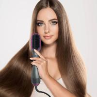 China ROHS Approval Electric LED Display 300mm Rotating Hair Dryer Pink for sale
