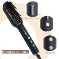 China OEM Infrared 120 - 240V Dual Voltage Hair Straightener Brush For Women for sale