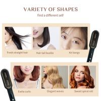 China OEM Infrared 120 - 240V Dual Voltage Hair Straightener Brush For Women for sale