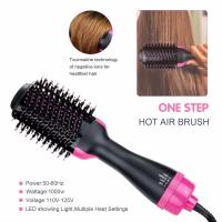 China Nylon CE 65W 3 In 1 Hair Dryer Comb , Hair Dryer Brush Straightener for sale