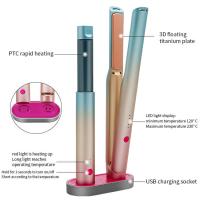 China Hair Straightener And Curling Iron Set Cordless Travel Hair Straightener for sale