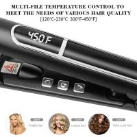 China Infrared Hair Straightener Tourmaline Plate MCH Dual Voltage 1 Inch Flat Iron for sale