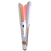 China Professional MCH Ceramic Tourmaline 2 Inch Wide Infrared Hair Straightener Vendor for sale