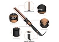 China FCC Tourmaline Dual Voltage Hair Curling Wands Wave Professional 5 In 1 for sale